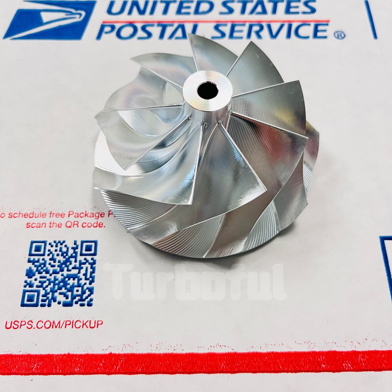 Billet Point Milled Turbo Compressor Wheel for G35-1050 Reverse Rotation