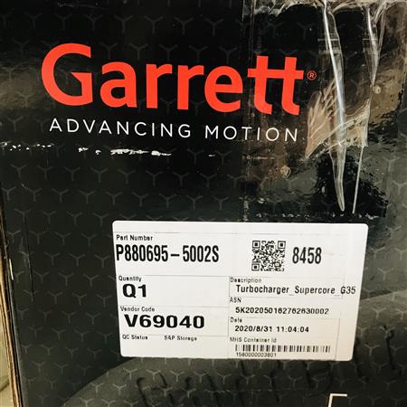 Original Garrett G35-1050 880695-5002S Super Core Standard Rotation
