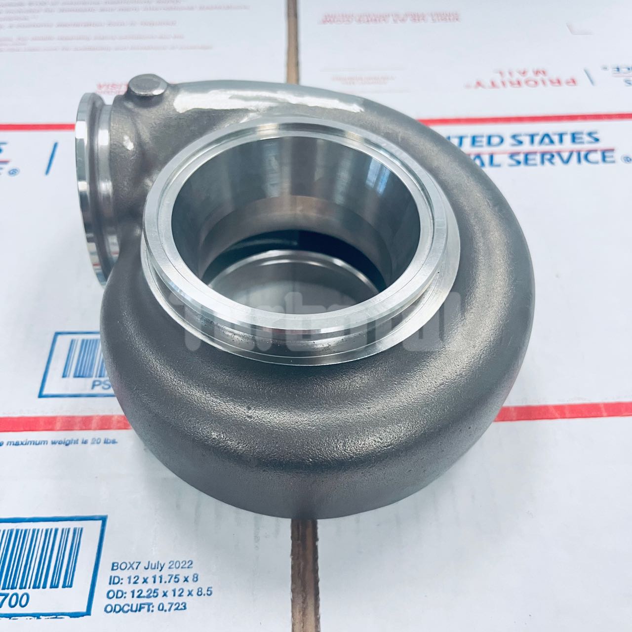 Stainless Steel Turbine Housing G30-660 A/R 0.83 Reverse Rotation V-Band