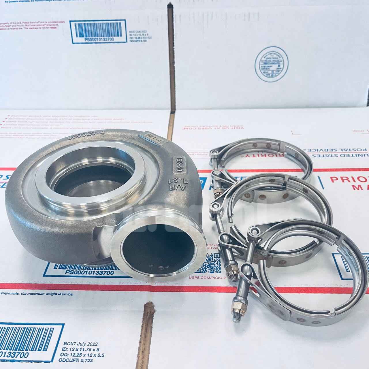 Stainless Steel Turbine Housing for G30-660 A/R 1.21 V-Band Reverse ...