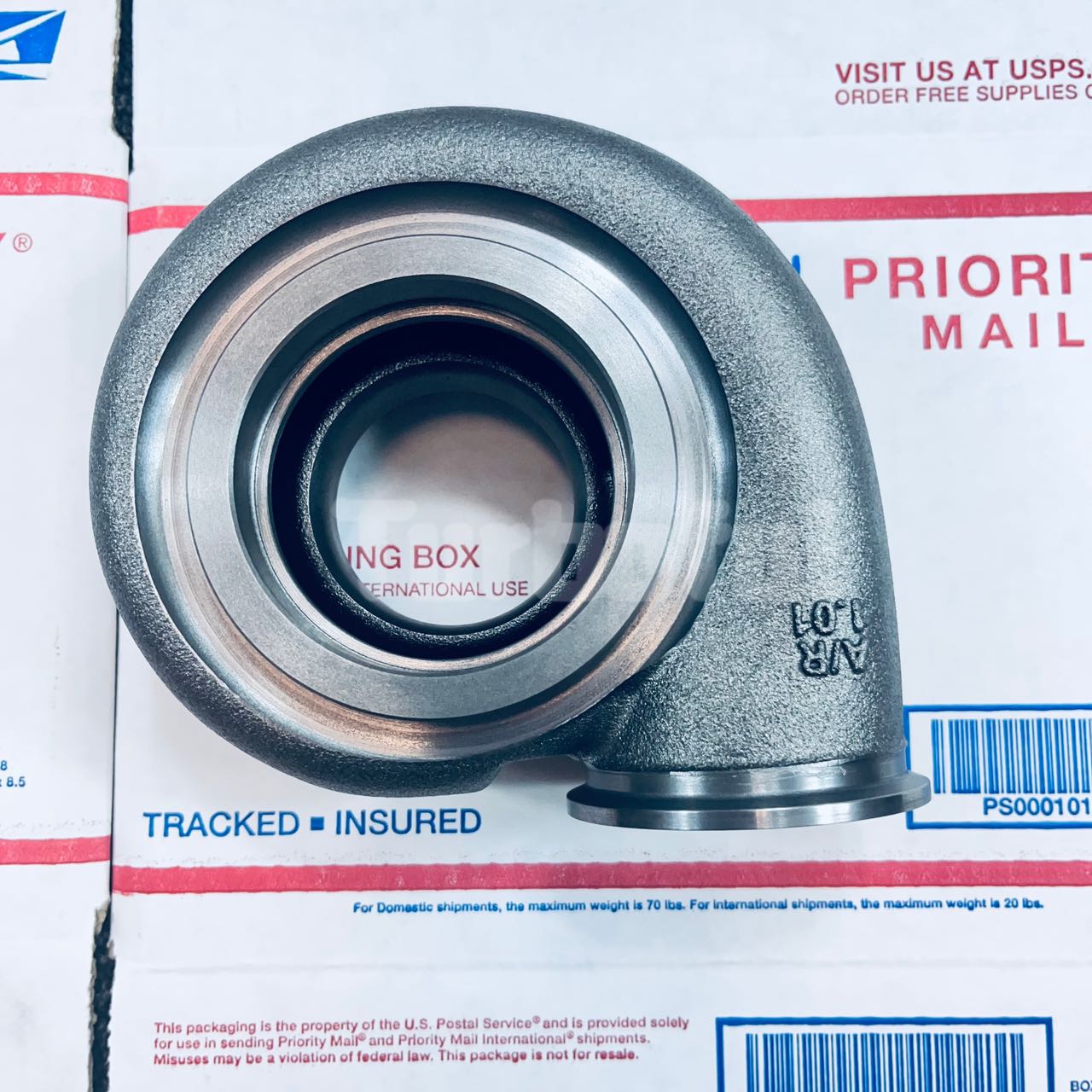 G30-900 A/R 1.01 V-Band Cast Iron Turbine Housing Reverse Rotation
