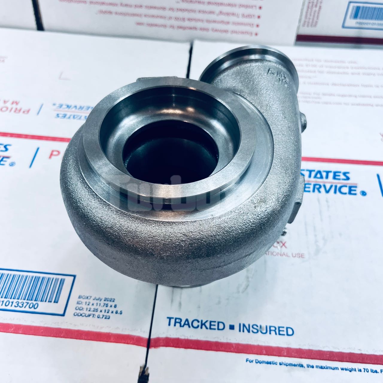 W/wastegate G25-660 A/R 0.72 V-Band Cast Iron Turbine Housing Standard ...