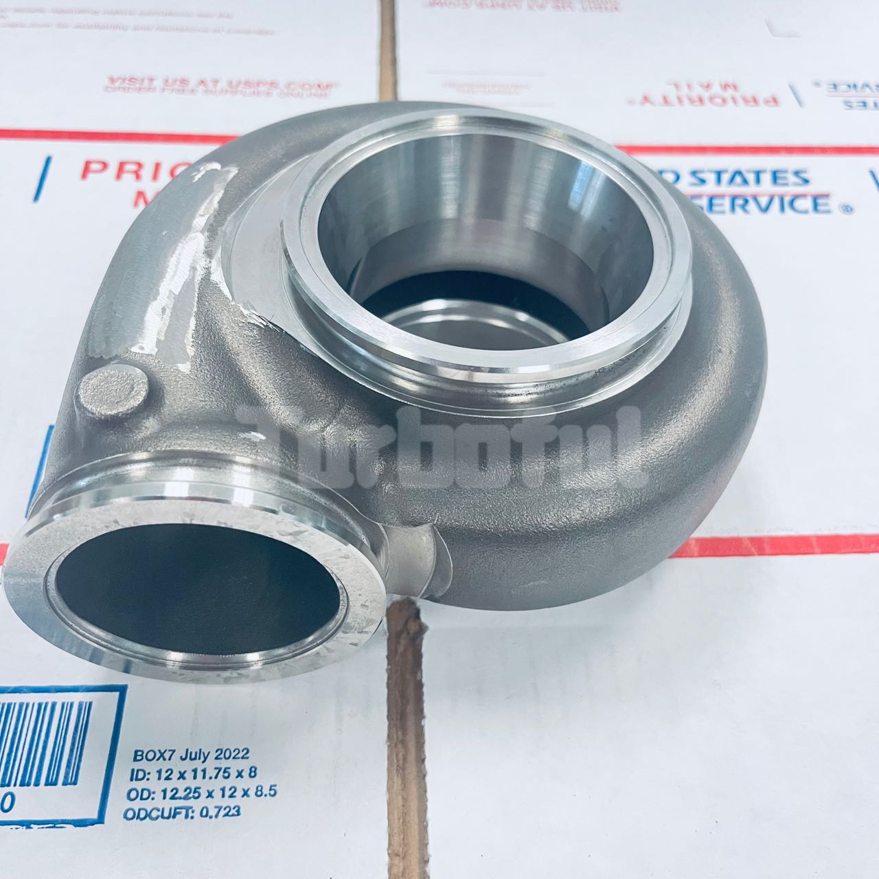 Stainless Steel Turbine Housing G30-660 A/R 0.83 Reverse Rotation V-Band