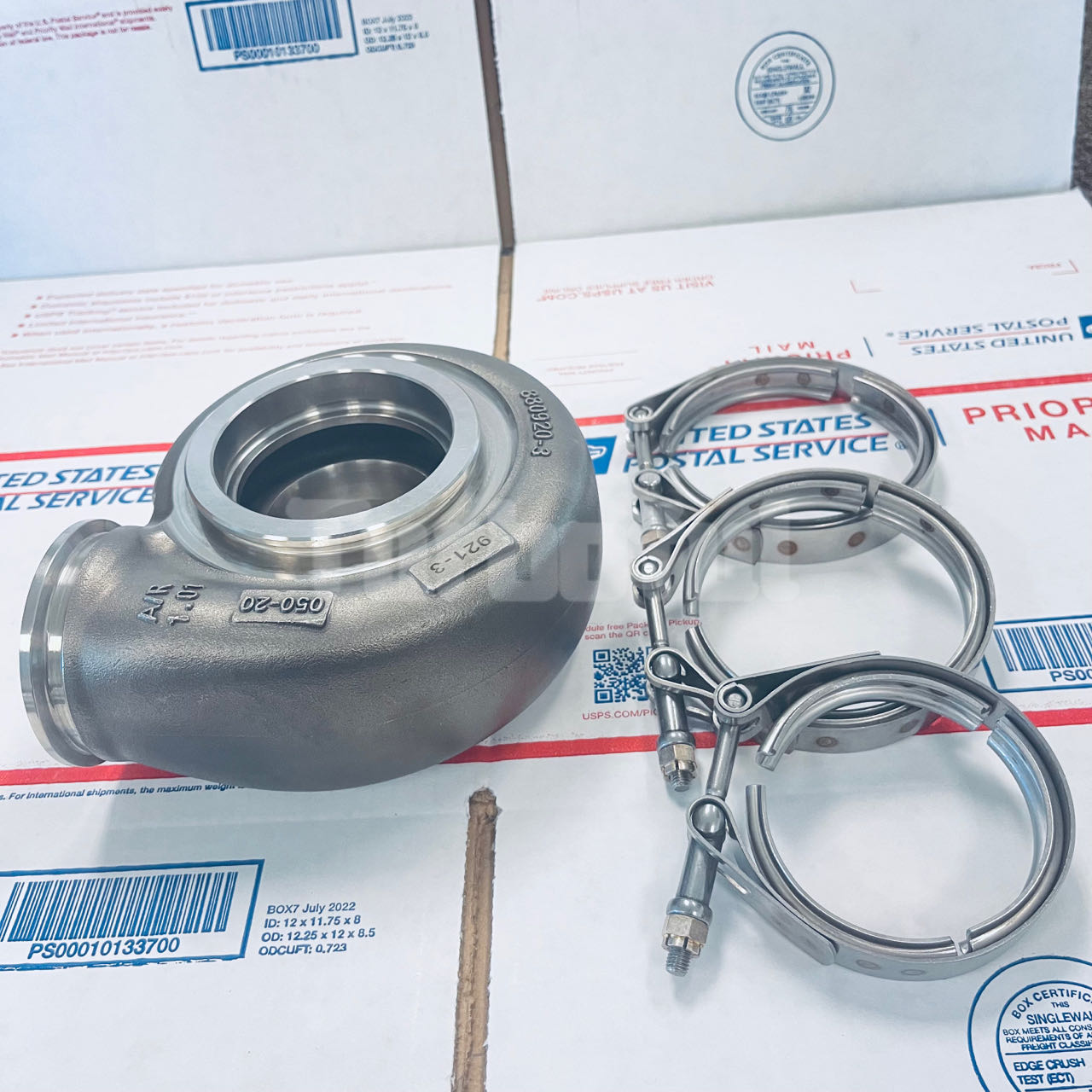 Stainless Steel Turbine Housing for G30-900 A/R 1.01 V-Band Reverse ...