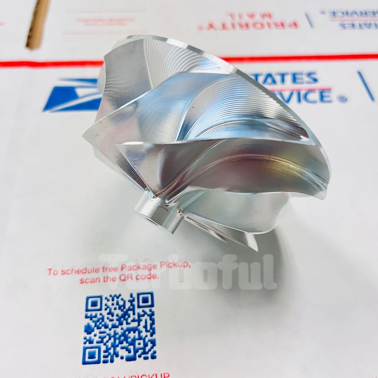 Billet Point Milled Turbo Compressor Wheel for G35-1050 Reverse Rotation