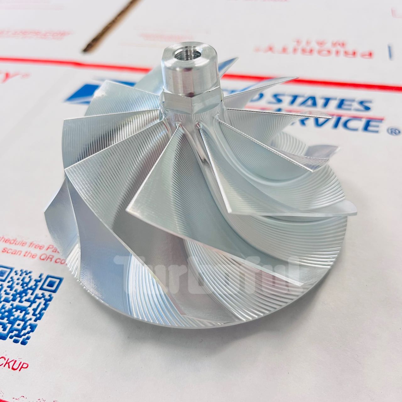 Billet Point Milled Turbo Compressor Wheel for G42-1450 Standard Rotation