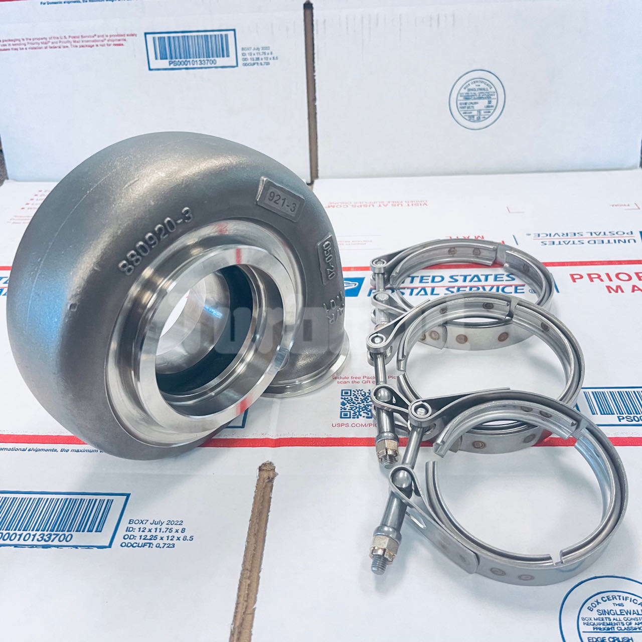Stainless Steel Turbine Housing for G30-900 A/R 1.01 V-Band Reverse ...